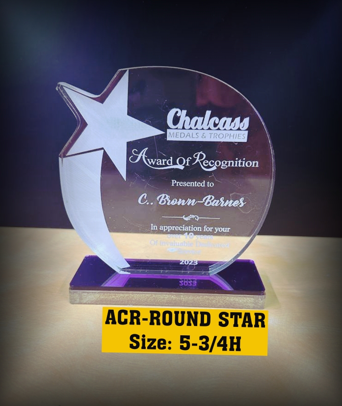 ACR-ROUND STAR – Chalcass Medals & Trophies Assoc. Ltd